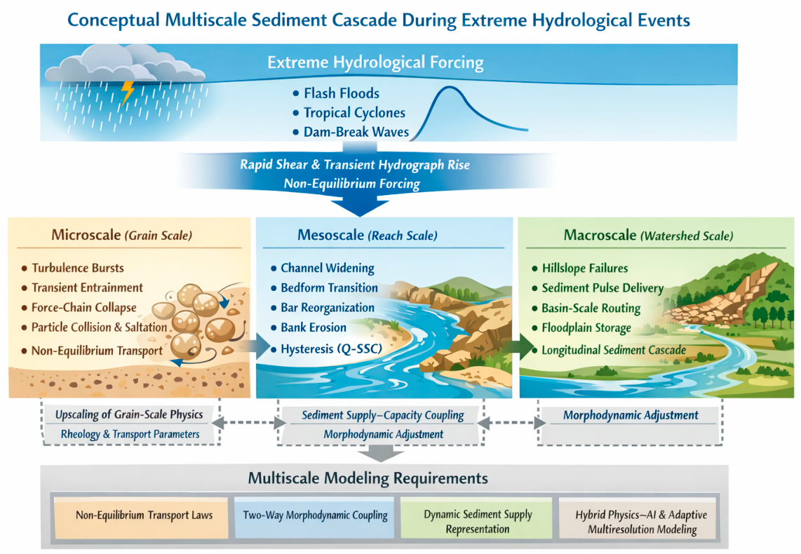 Multiscale Modeling of Sediment Transport During Extreme Hydrological ...