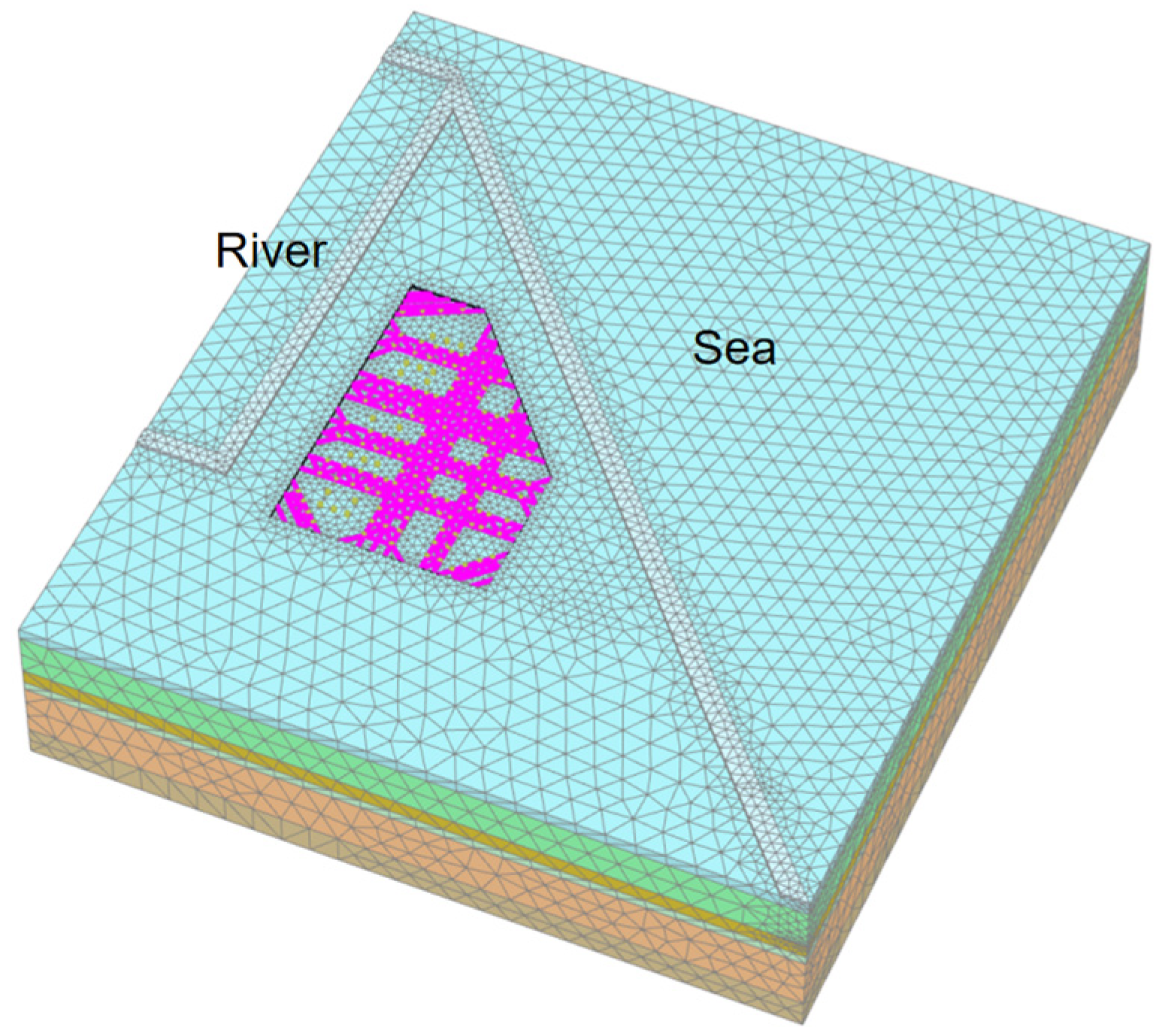 Numerical Modeling of Coastal Foundation Pits Using Fluid–Soil ...