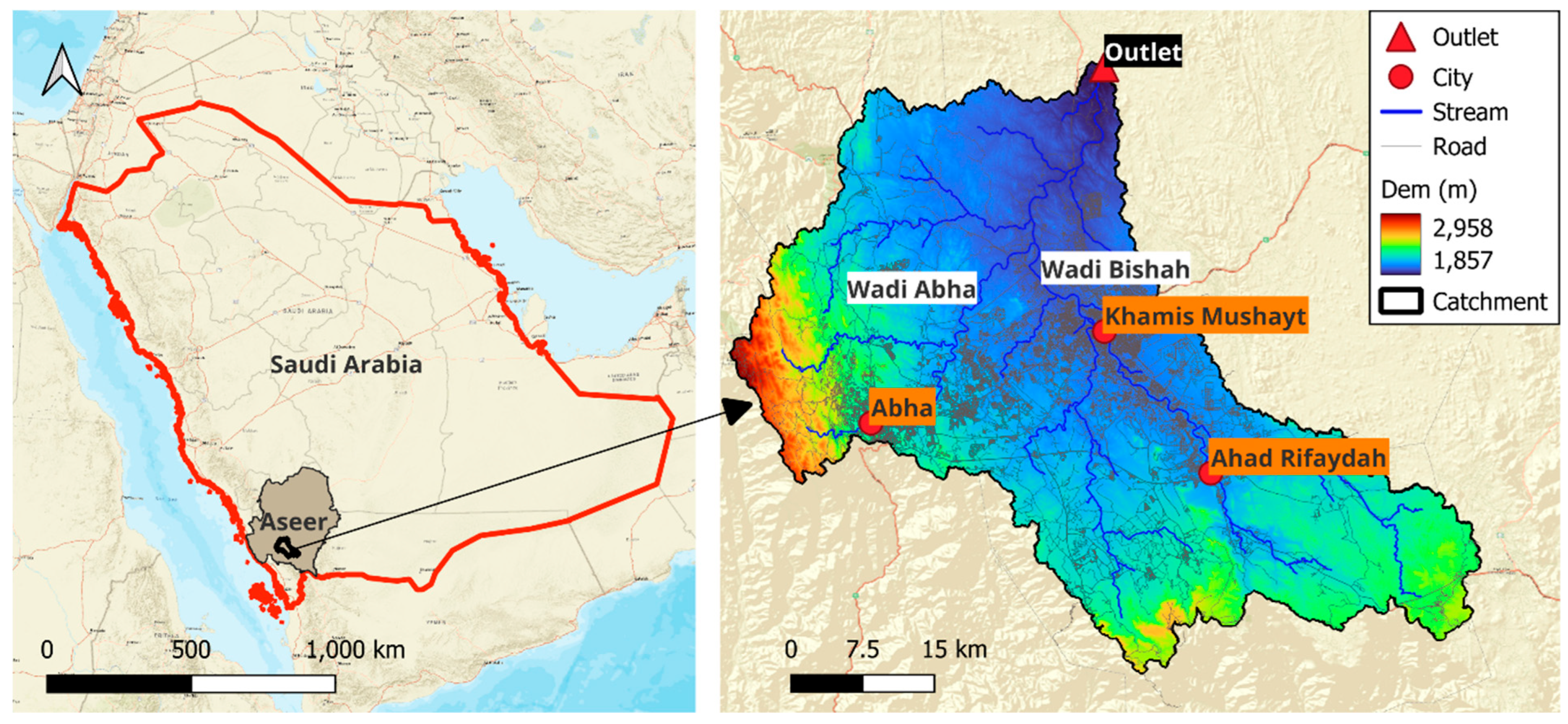 Terrain-Based Flood Susceptibility and Exposure Mapping Using a HAND ...